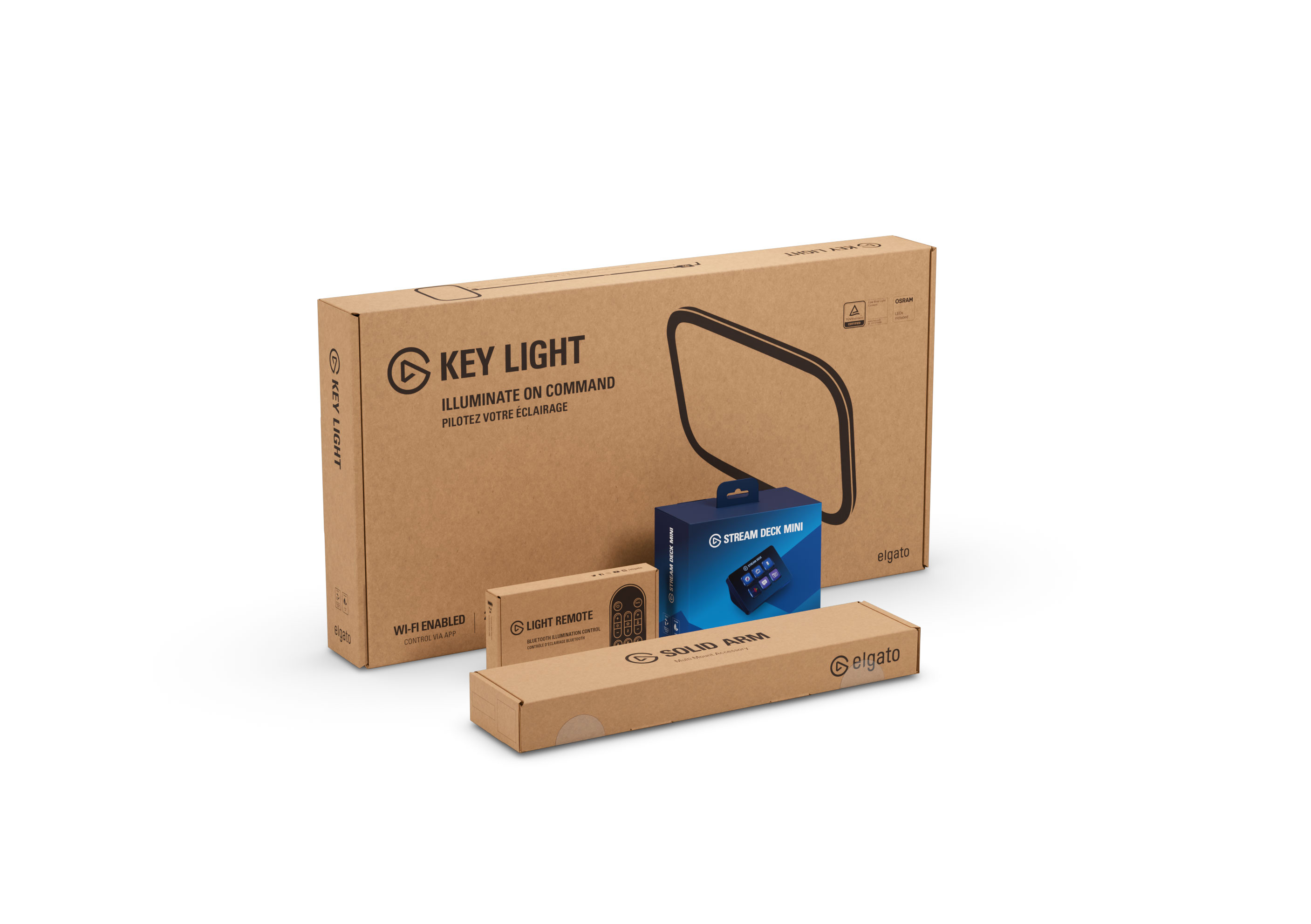 Key Light Solo Bundle - Solid Remote Control Mini | Elgato